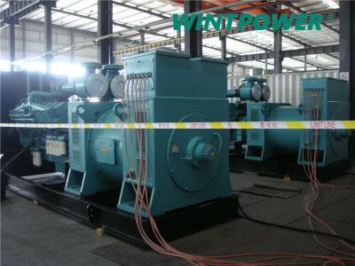 China High Voltage Generator Genset 6.3kv 10.5kv 13.8kv Medium Speed ...